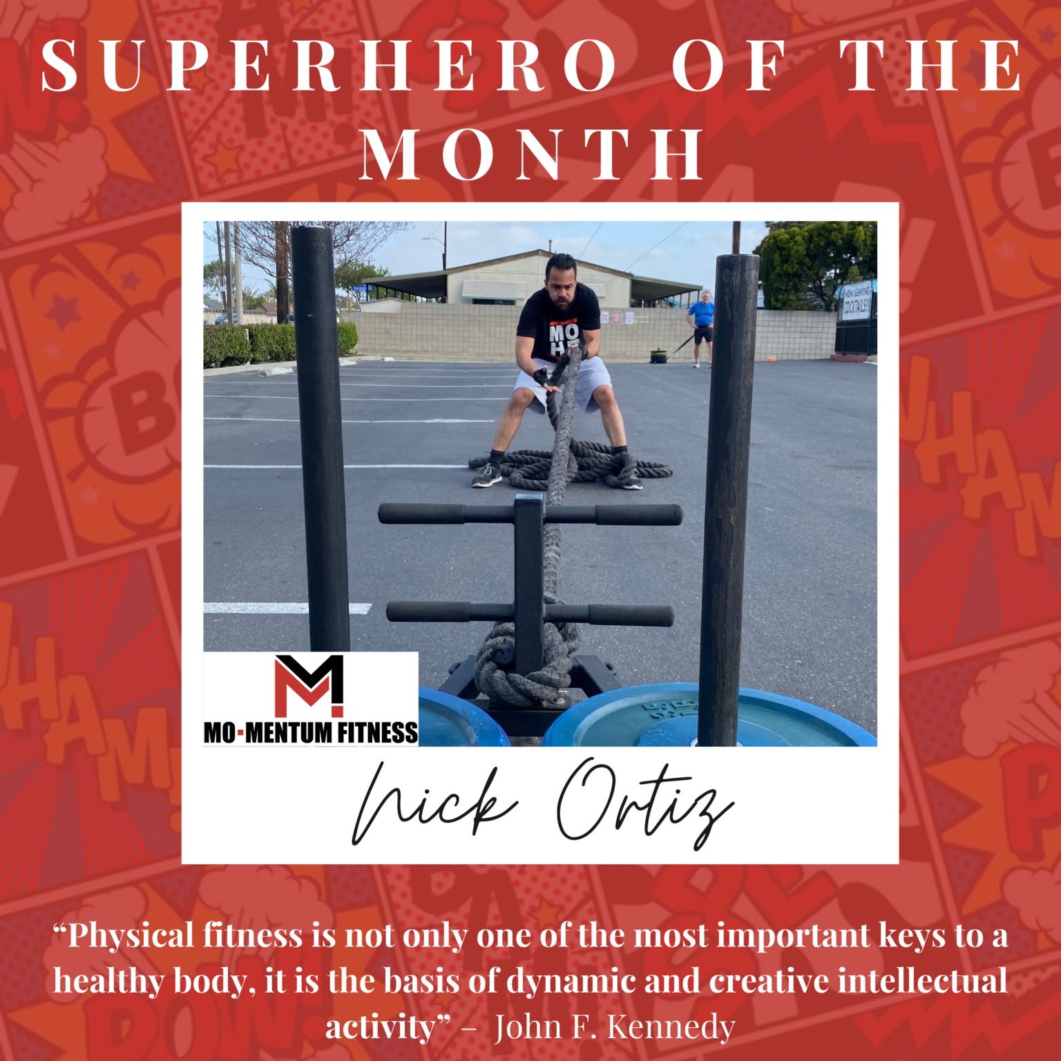 July 2021 Superhero – Mo-Mentum