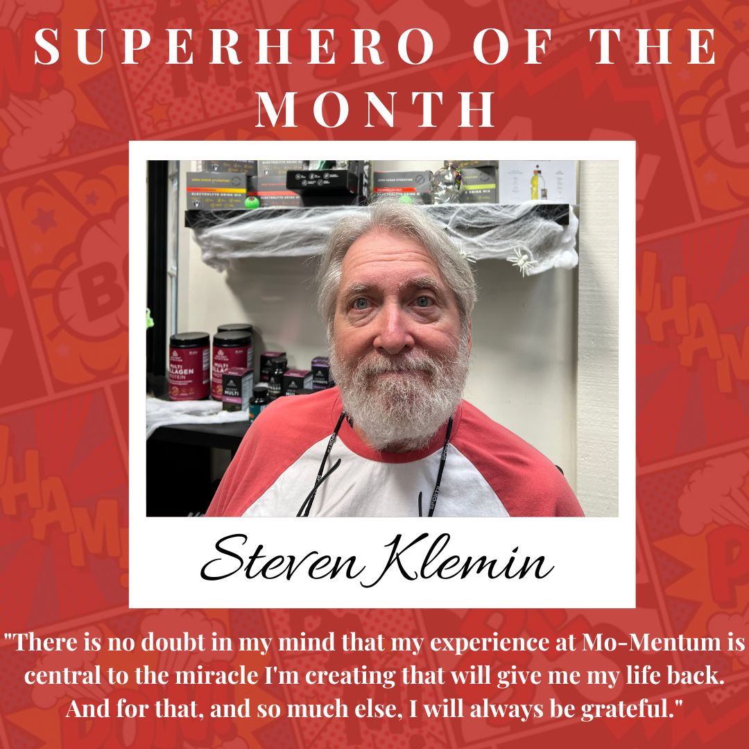 November 2022 Superhero: Steven Klemin – Mo-Mentum