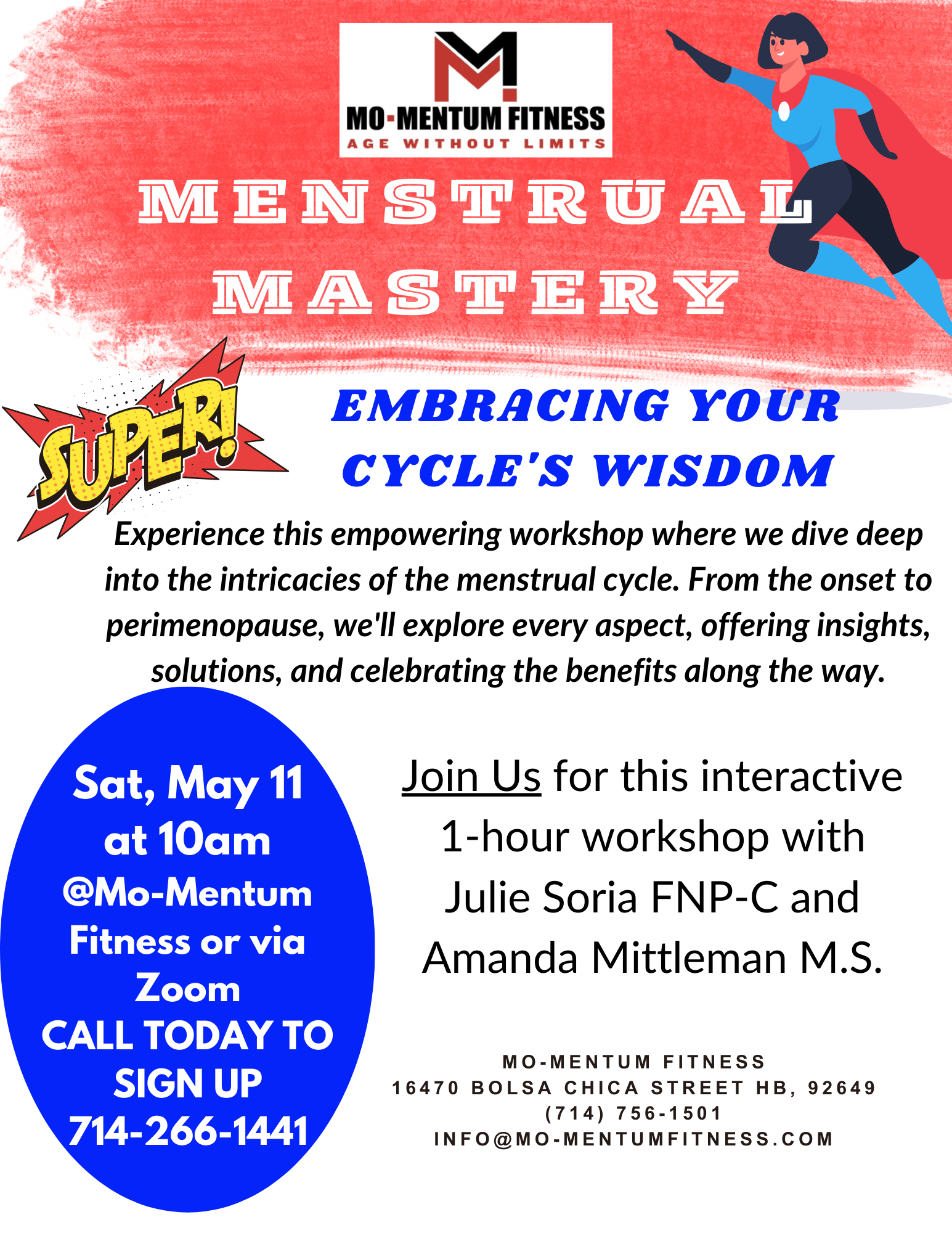 Master Menopause: Discover Your Superpowers! – Mo-Mentum