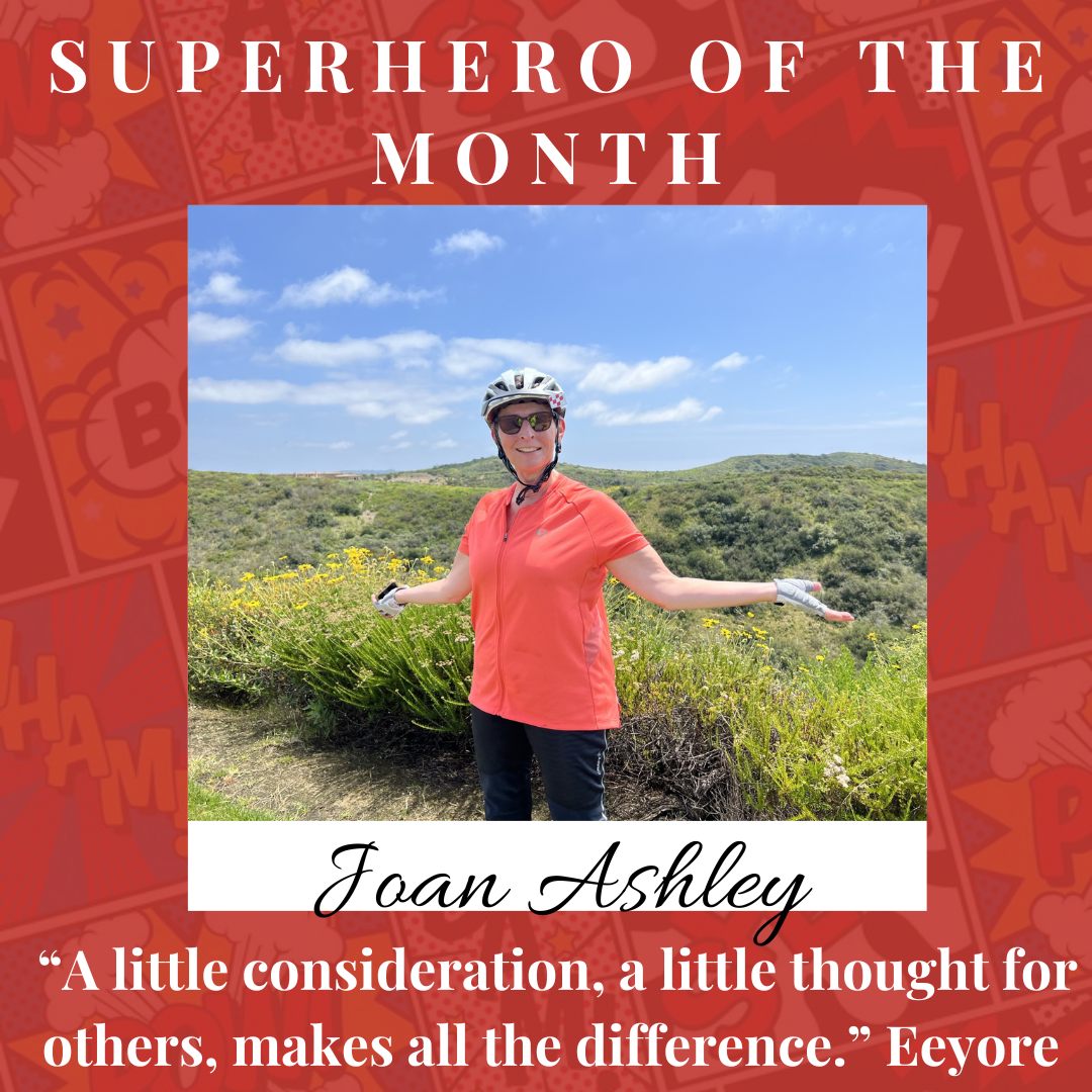 Superhero of the Month – July 2024 – Joan Ashley – Mo-Mentum